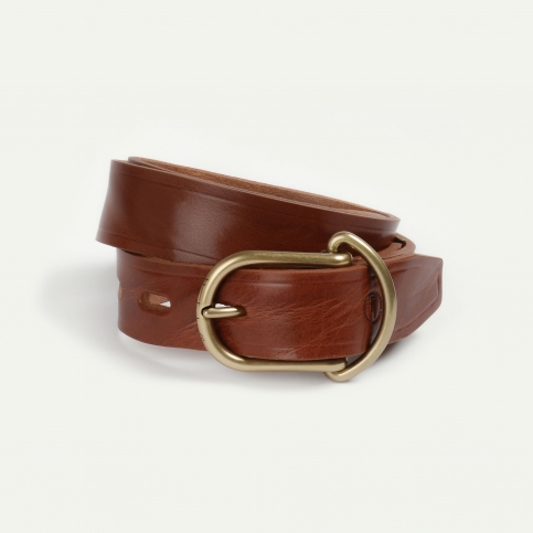 French leather belts / Made in France / Bleu de Chauffe